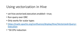 Overview of the Hive Stinger Initiative | PPT