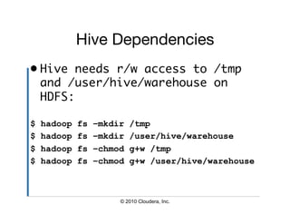 Hive Quick Start Tutorial | PDF | Databases | Computer Software and Applications