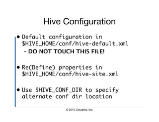 Hive Quick Start Tutorial | PDF | Databases | Computer Software and Applications