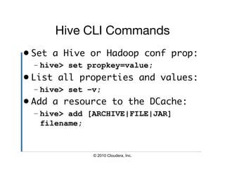 Hive Quick Start Tutorial | PDF | Databases | Computer Software and Applications