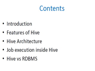 Hive architecture | PPTX