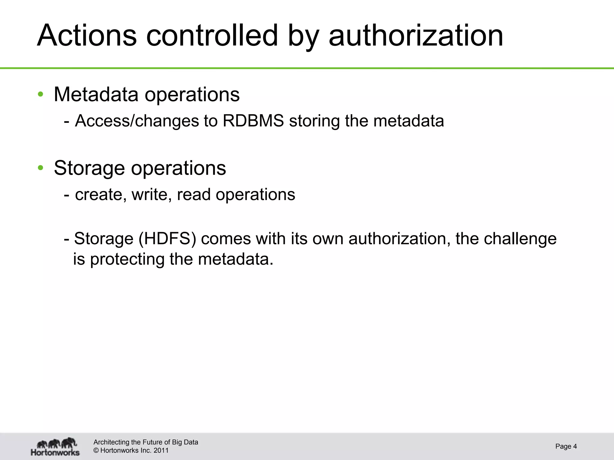 Apache Hive authorization models | PPT