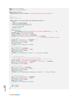 Apache Hive micro guide - ConfusedCoders | PDF | Databases | Computer Software and Applications