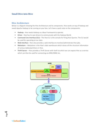 Apache Hive micro guide - ConfusedCoders | PDF | Databases | Computer Software and Applications