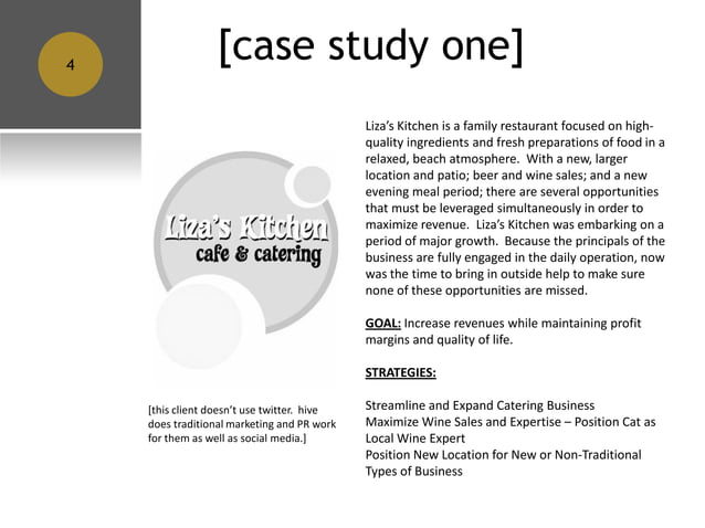 Hive marketing client case studies | PPT