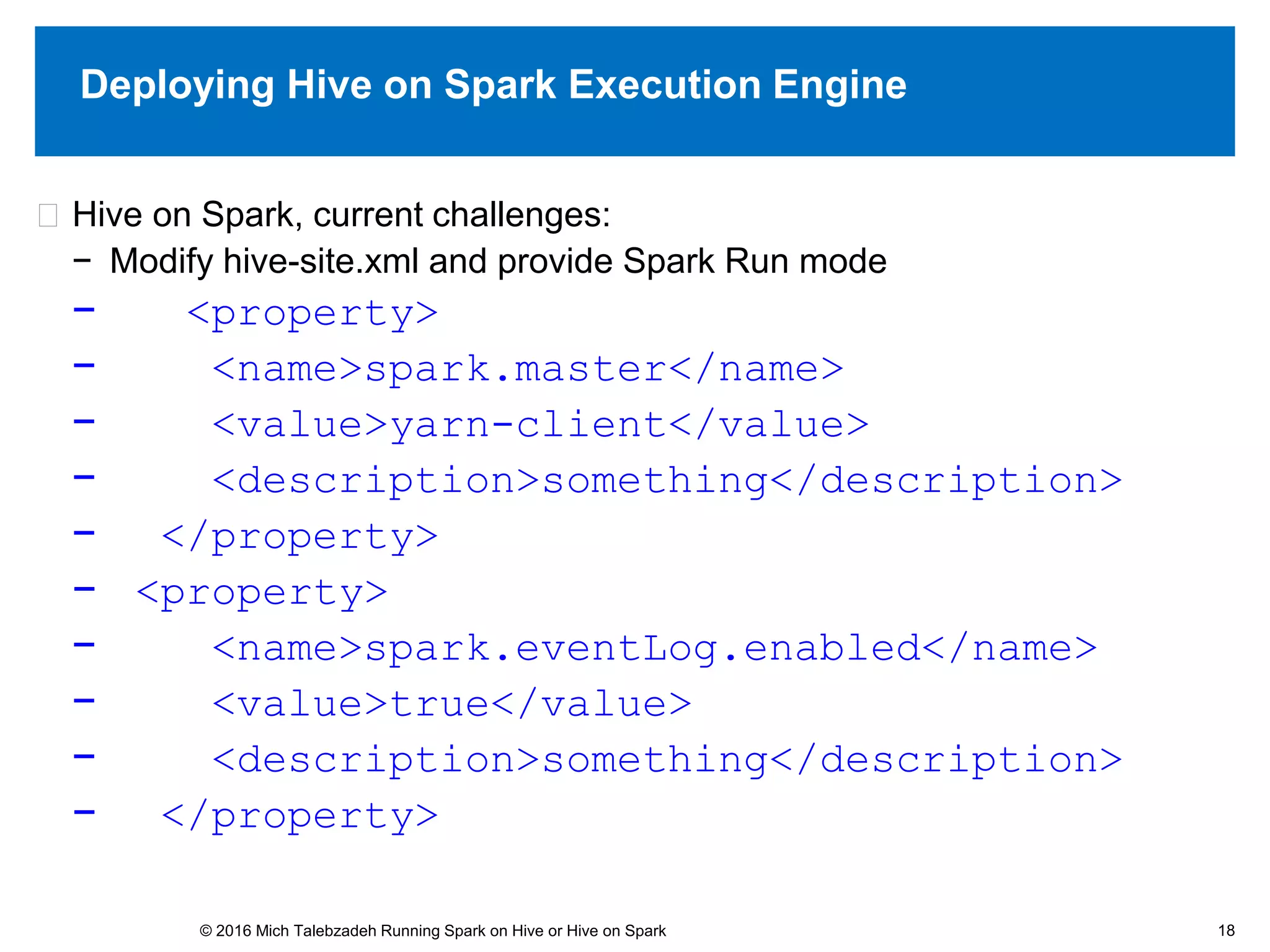 Query Engines for Hive: MR, Spark, Tez with LLAP – Considerations! | PDF | Cloud Computing ...