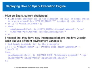 Query Engines for Hive: MR, Spark, Tez with LLAP – Considerations! | PDF | Cloud Computing ...
