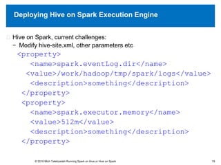 Query Engines for Hive: MR, Spark, Tez with LLAP – Considerations ...