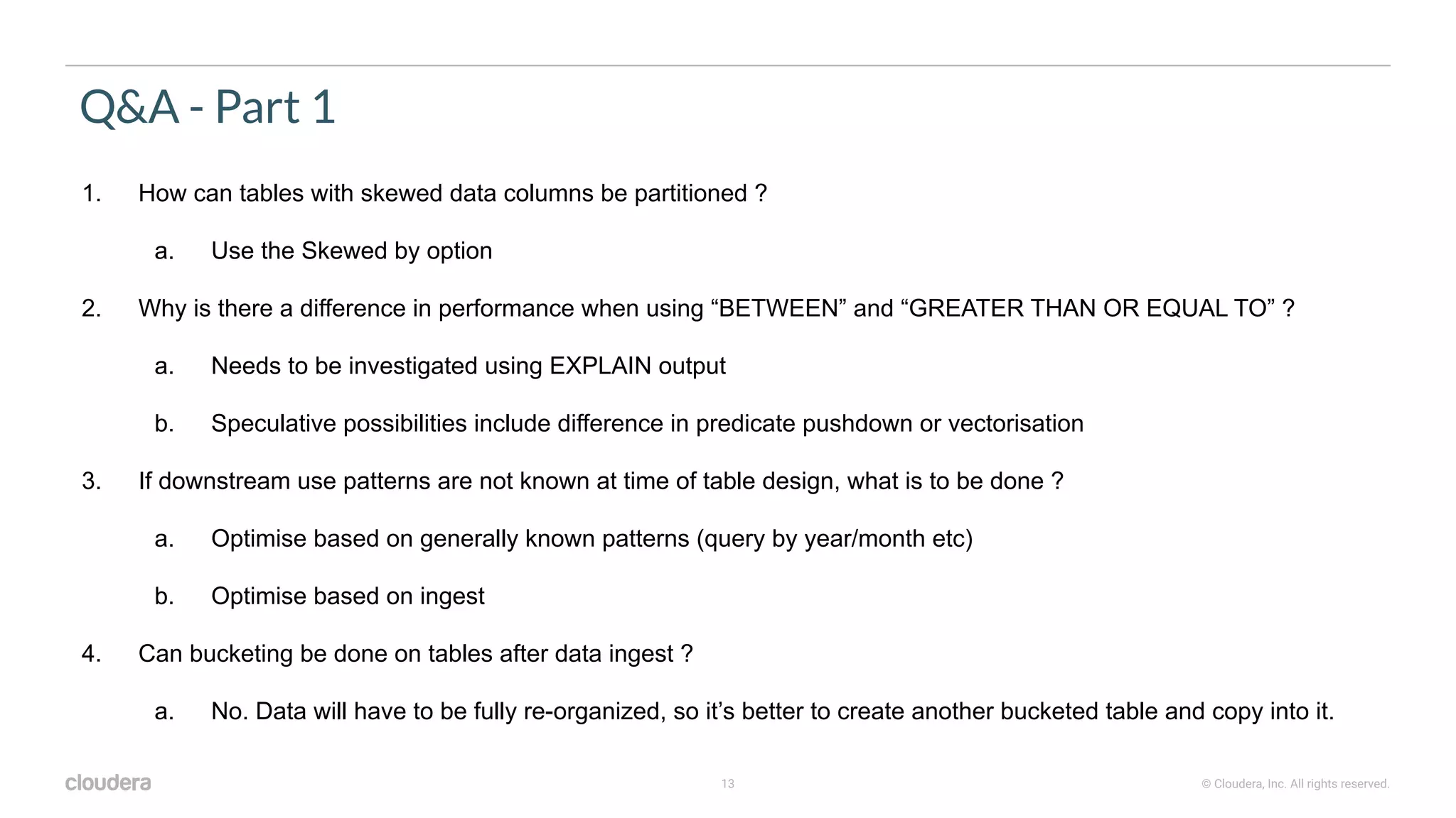 Hive partitioning best practices | PPT Hive partitioning best practices | PPT