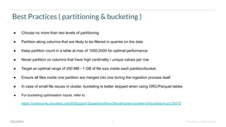 Hive partitioning best practices | PDF