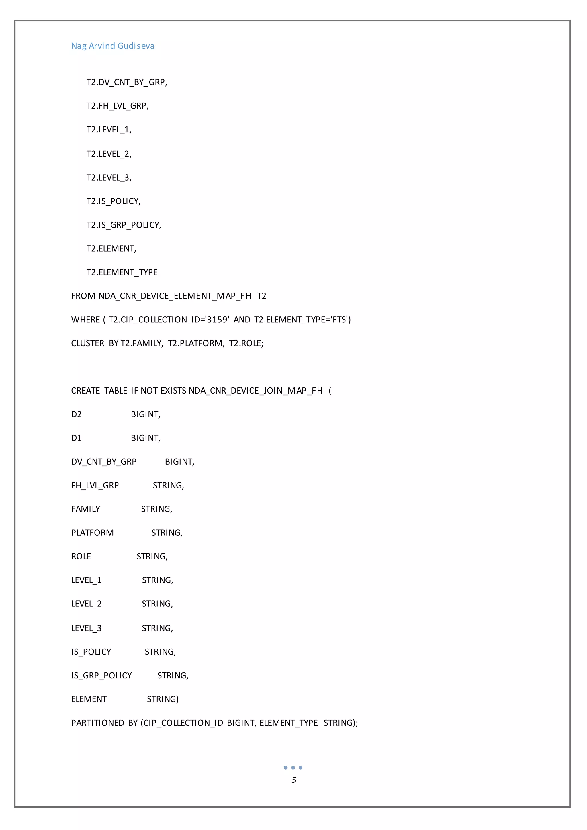 Hive Performance Optimizations Docx Databases Computer Software