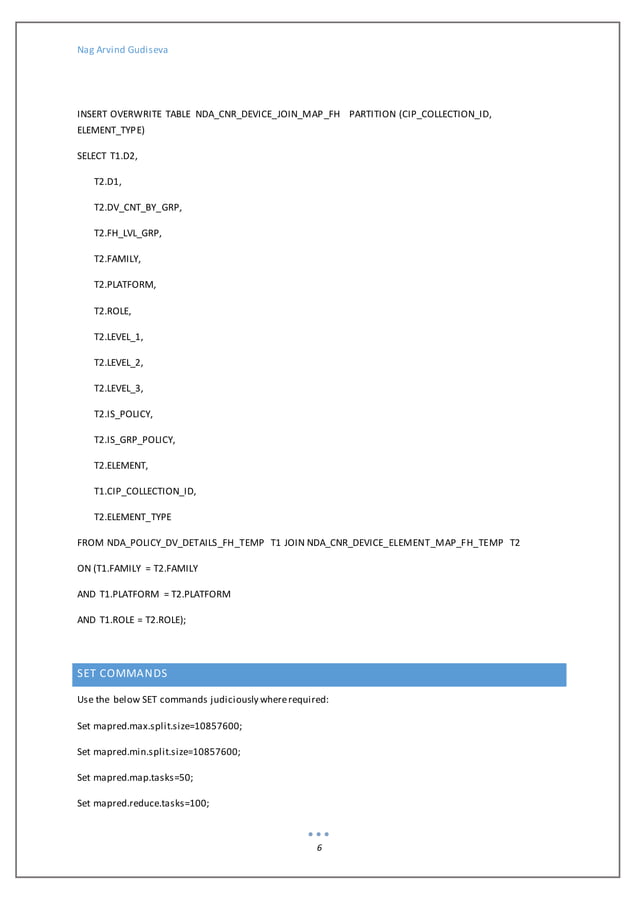 Hive performance optimizations | PDF Hive performance optimizations | PDF