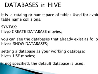 Hive Hadoop | PPT