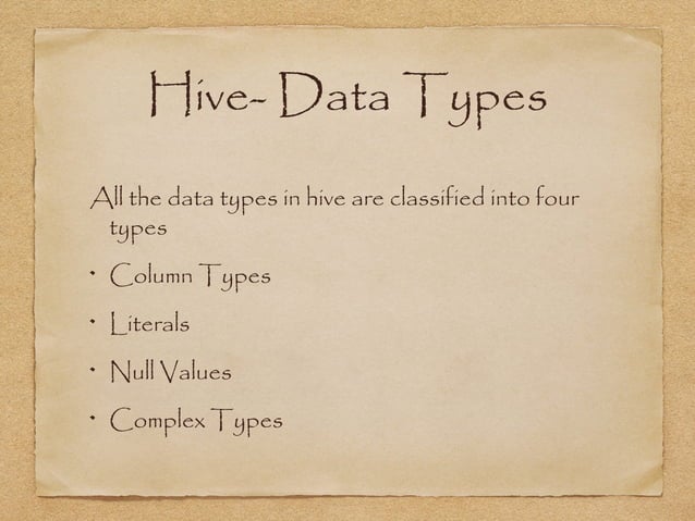 Hive(ppt) | PPT | Databases | Computer Software and Applications
