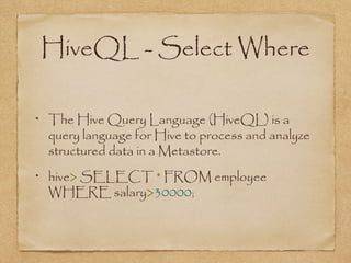 Hive(ppt) | PPT
