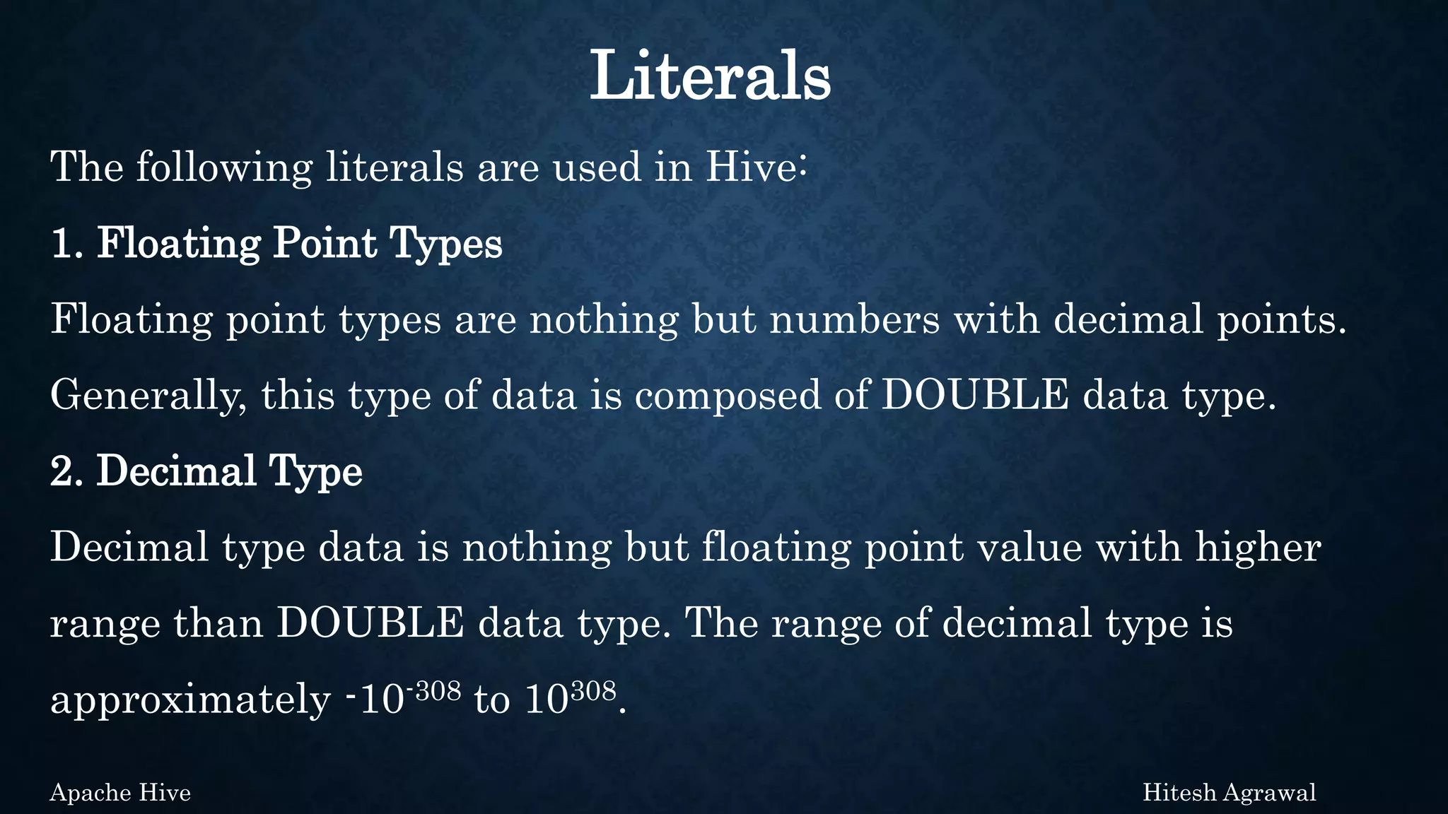 Hive presentation | PPTX