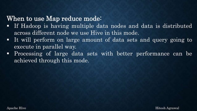 Hive presentation | PPTX