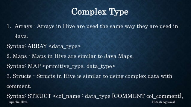 Hive presentation | PPTX