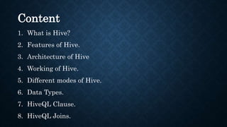 Hive presentation | PPTX