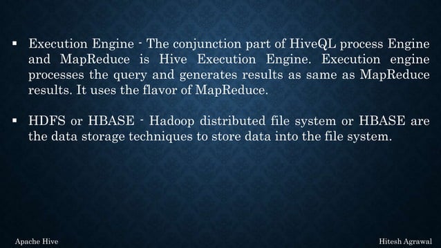 Hive presentation | PPTX