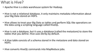 hive query language and its usages with examples | PDF
