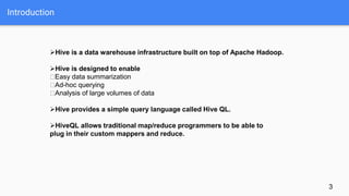 Hive training | PPT