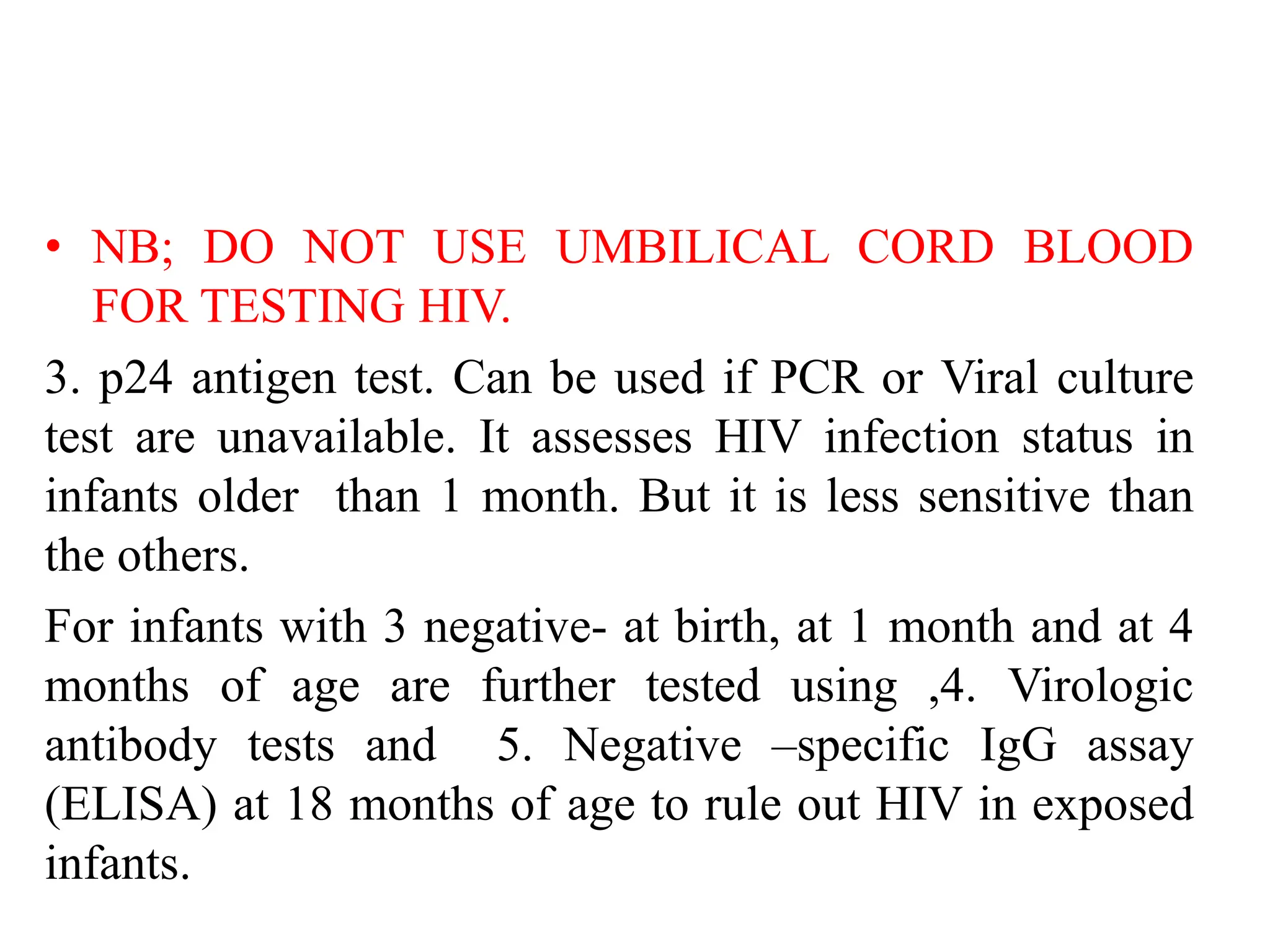 HIV EXPOSED BABIES .pptx | Infectious Diseases | Diseases and Conditions