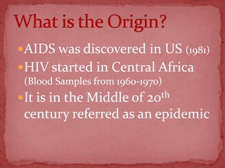HIV-AIDS. Facts | PPT