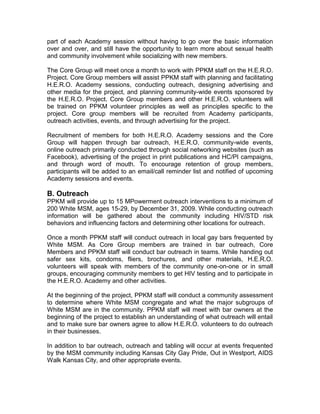 HIV Prevention Grant Proposal 2008 | PDF