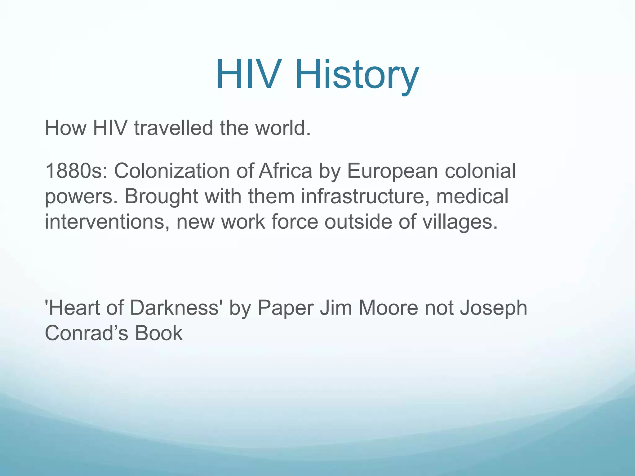 Hiv history | PPTX