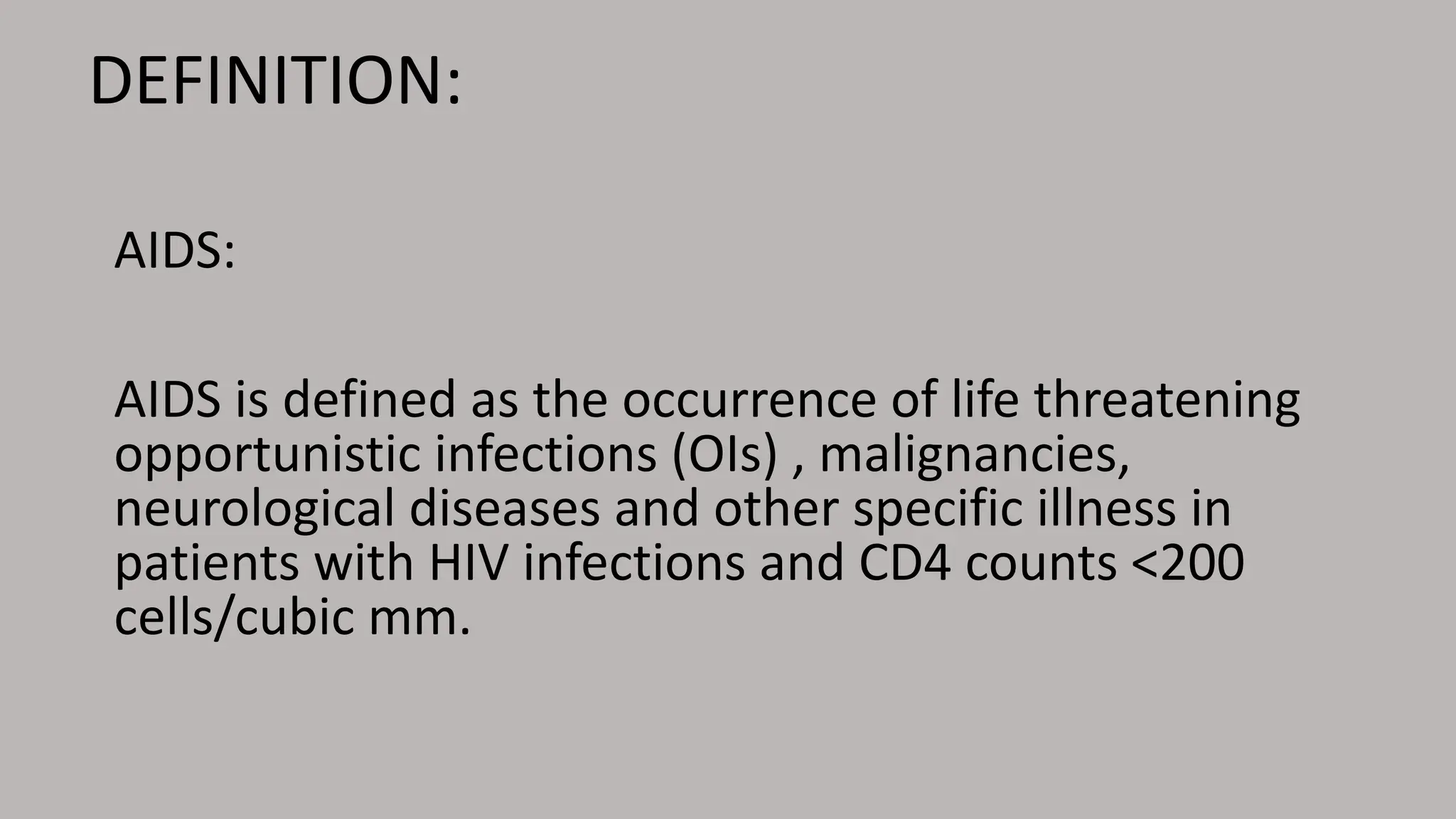 HIV (Human Immunodeficiency Virus)&AIDS | PDF