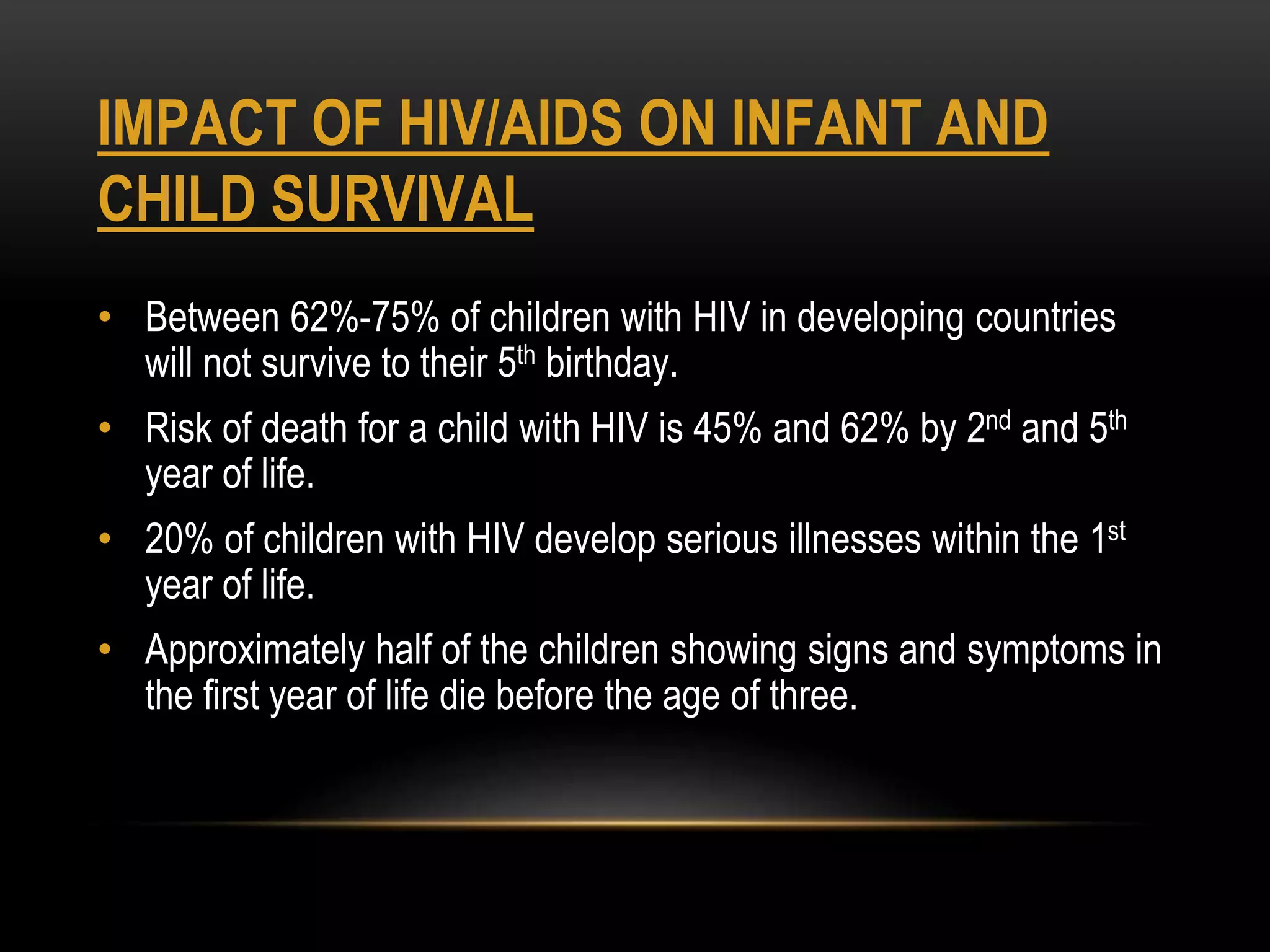 HIV in children | PPTX