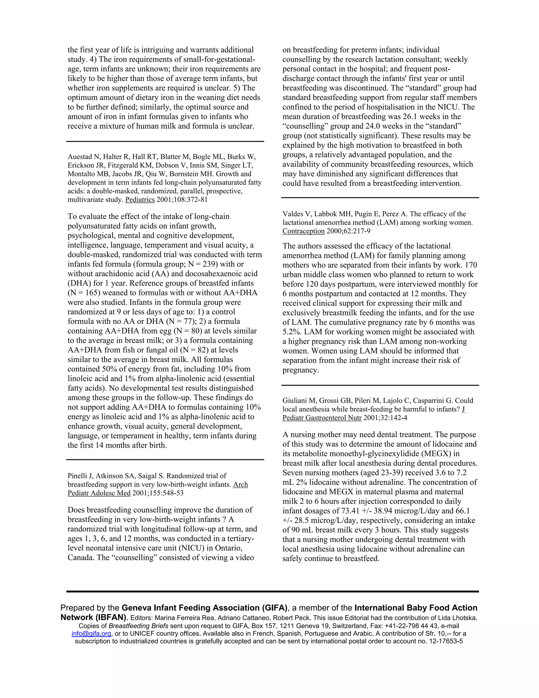 Hiv, Infant Feeding, And Maternal And Child Health | PDF