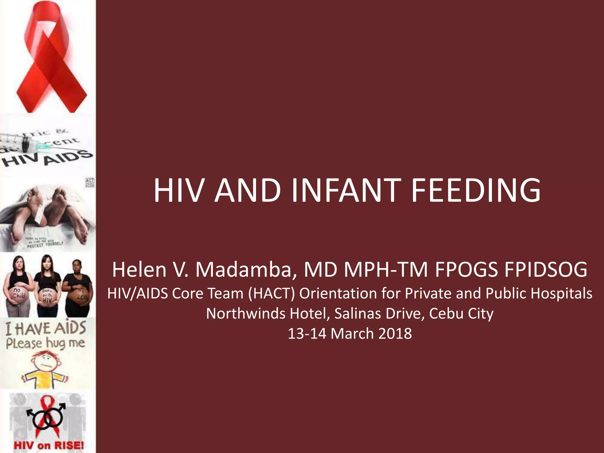 Feeding of HIV-Exposed Infants | PPTX