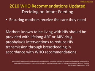 Feeding of HIV-Exposed Infants | PPTX