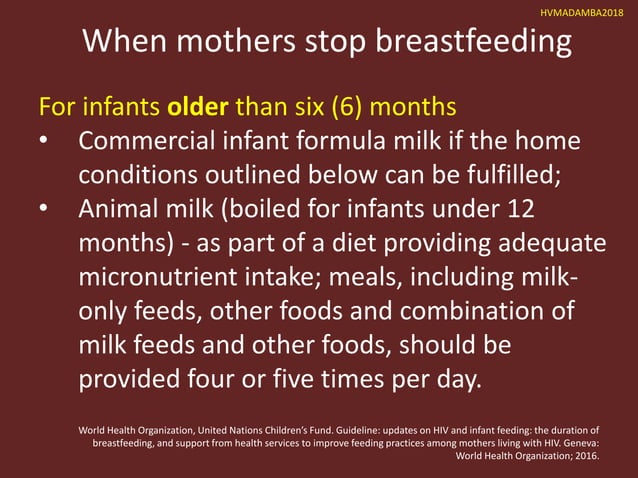 Feeding of HIV-Exposed Infants | PPTX