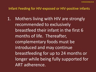 Feeding of HIV-Exposed Infants | PPTX