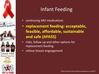 Feeding of HIV-Exposed Infants | PPTX