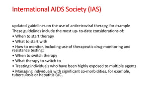 Pharmacotherapy of Hiv infection | PPTX