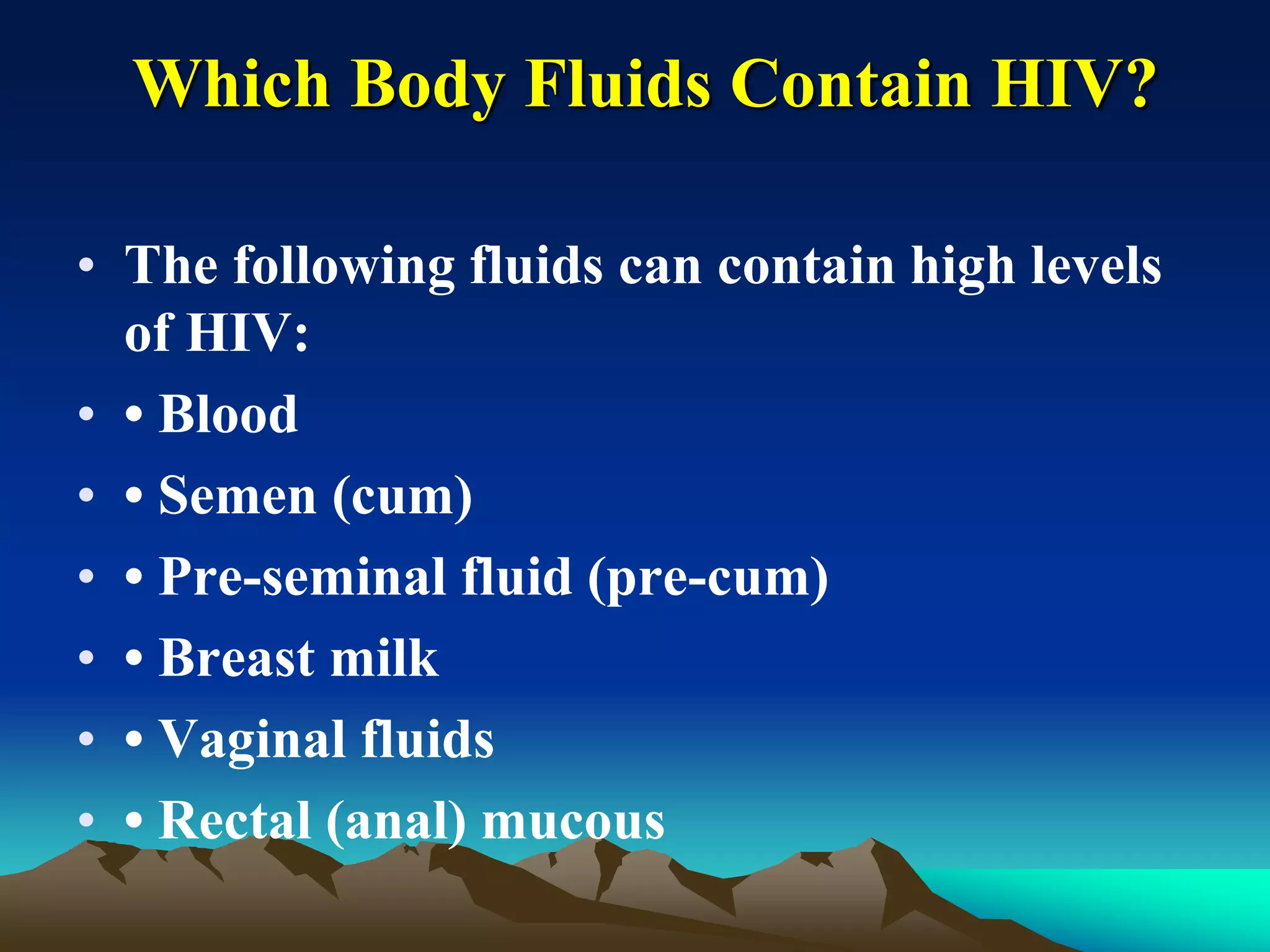 Hiv infection | PPT