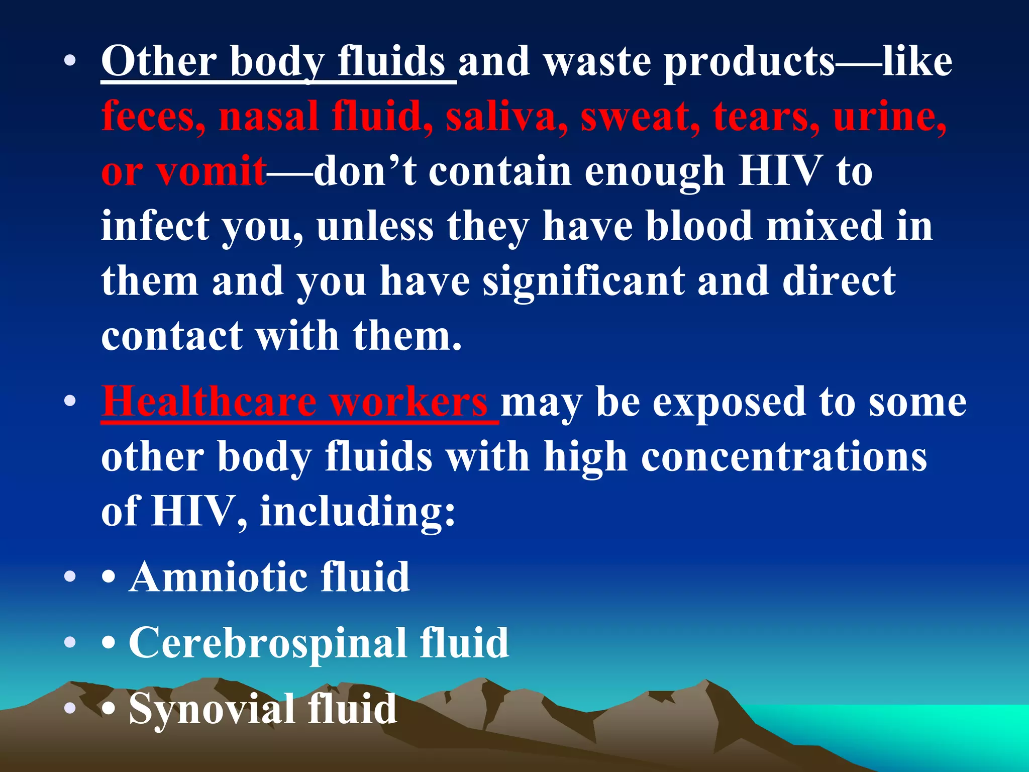Hiv infection | PPT