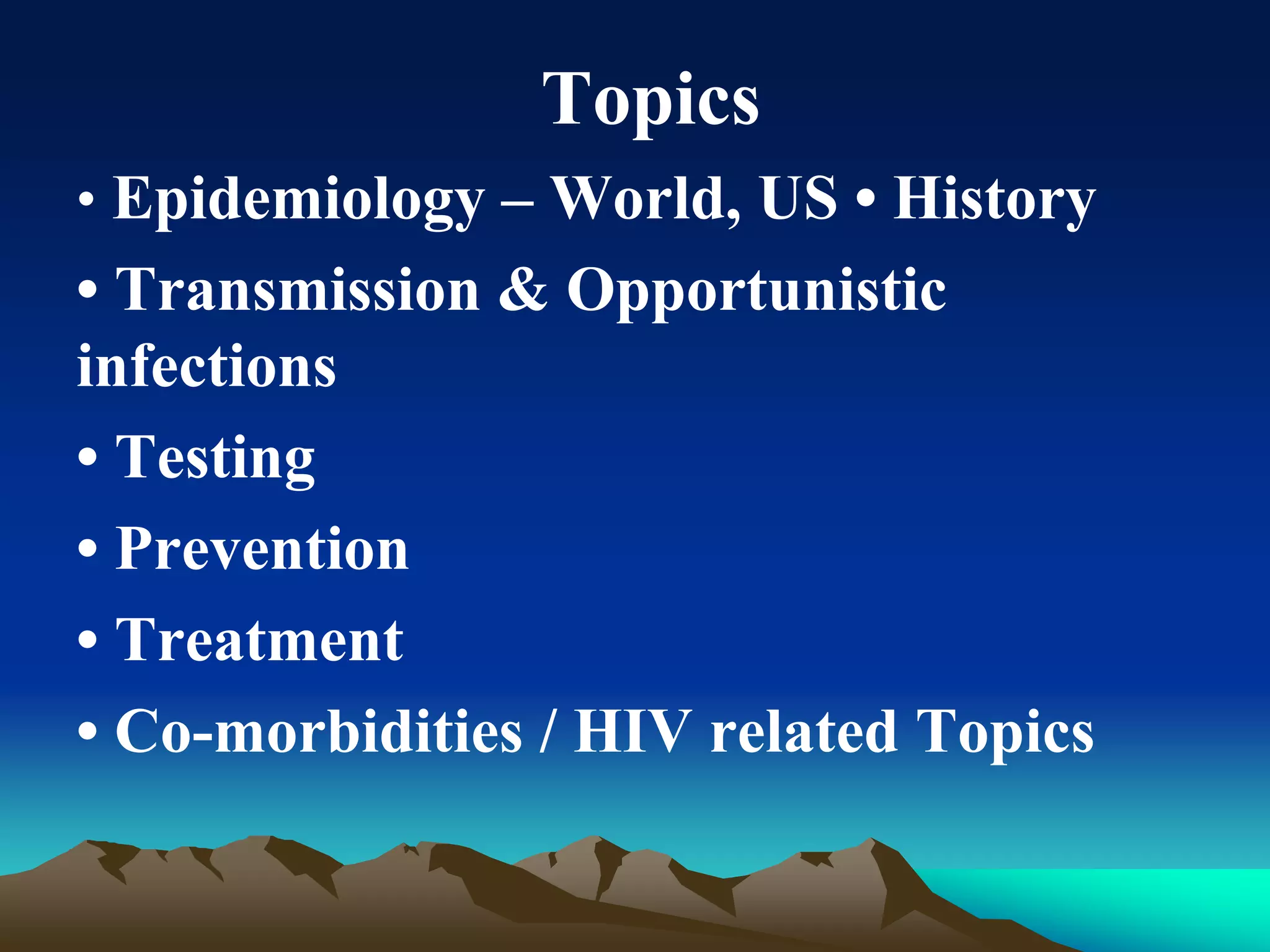 Hiv infection | PPT