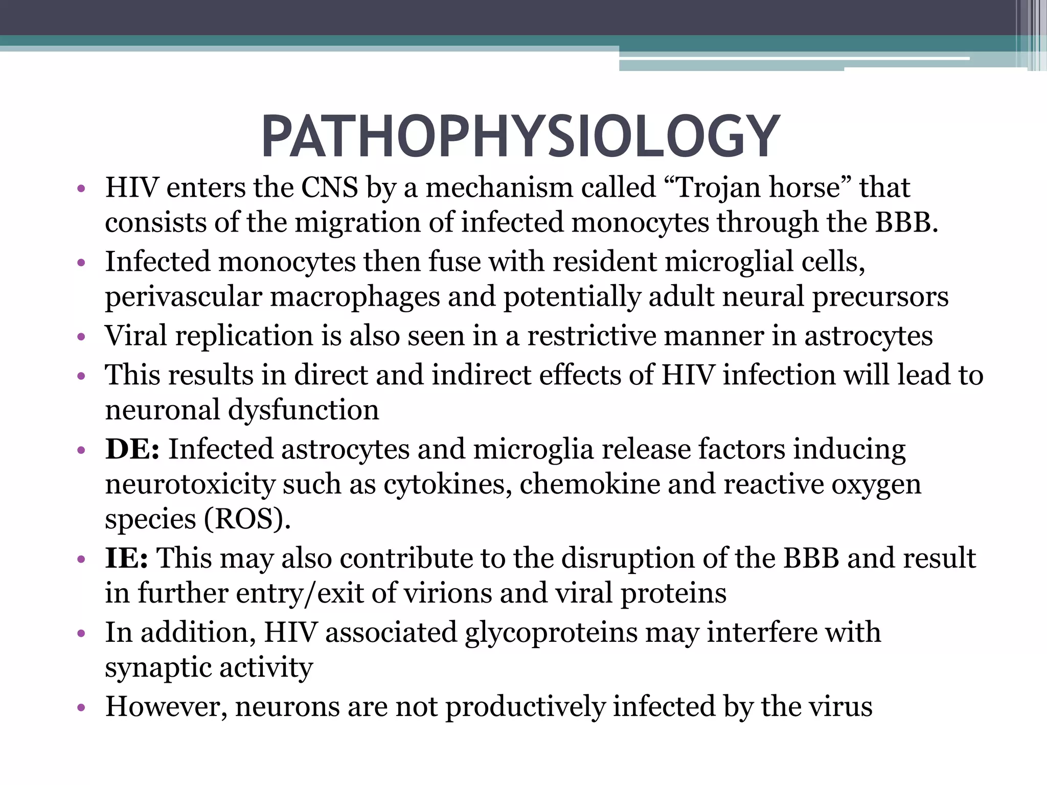 HIV Infection Encephalitis | PPTX