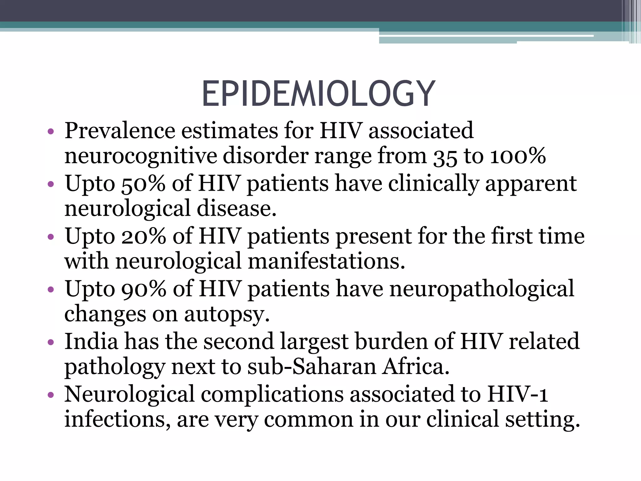 HIV Infection Encephalitis | PPTX