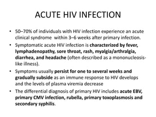 Hiv infection and aids | PPTX