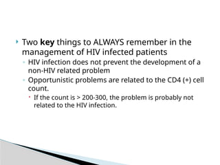 HIV infection and the common CNS conditions | PPTX