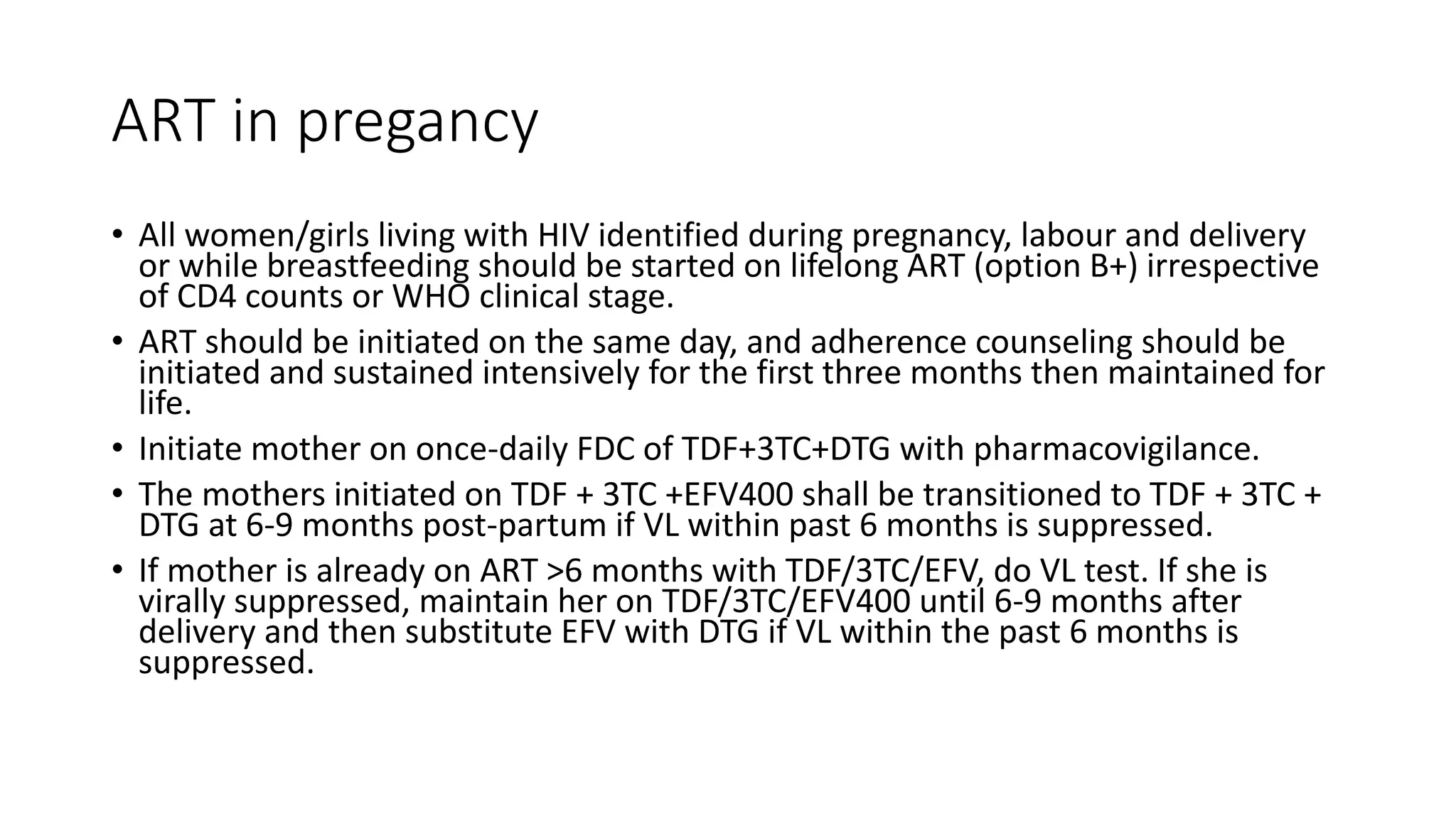 HIV INFECTION IN PREGNANCY OBSTETRIC AND GYN | PPTX