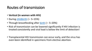 HIV INFECTION IN PREGNANCY OBSTETRIC AND GYN | PPTX