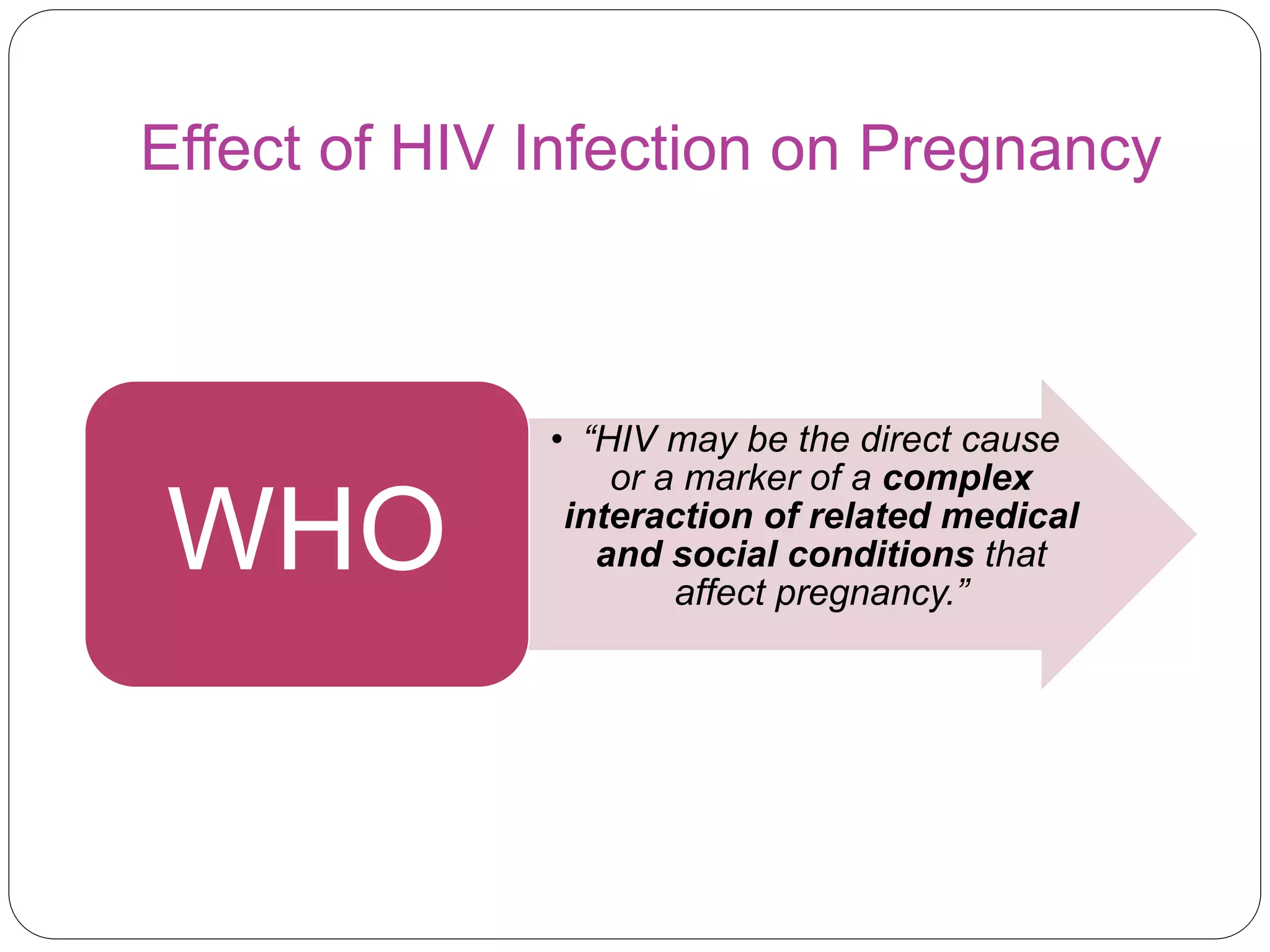 HIV In Pregnancy | PPTX