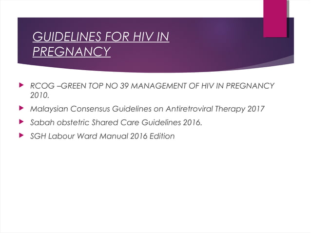 Hiv in pregnancy | PPT | Pregnancy | Reproductive Health